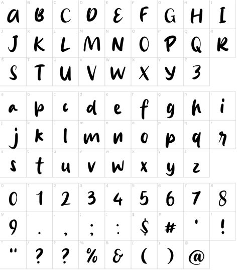 Schriftart Briella Rin Download