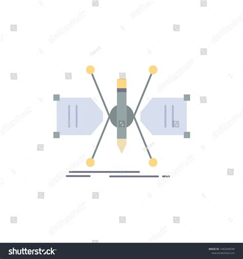 Architect Constructing Grid Sketch Structure Flat Stock Vector Royalty Free 1442349539