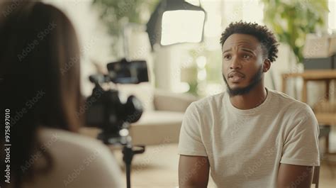 Cinematic Documentary Scene Featuring An Intimate Interview With A