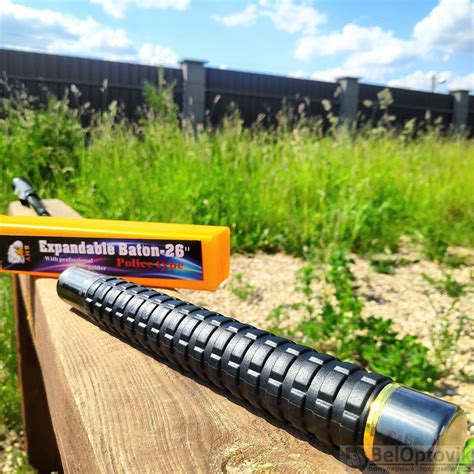 Телескопическая стальная дубинка для самообороны SHY Expandable Baton ...