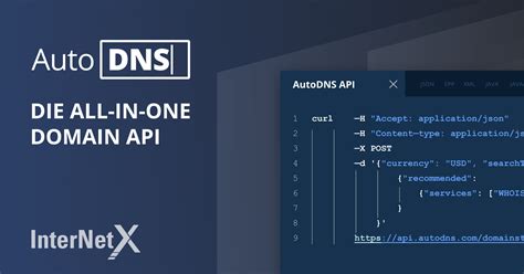 Domain Robot Api Schnittstellen Zur Integration Von Autodns