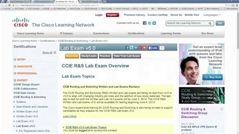 Free Cisco CCIE Routing And Switching Training Playlist