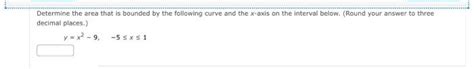 solved determine the area that is bounded by the following