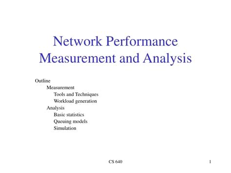 Ppt Network Performance Measurement And Analysis Powerpoint Presentation Id 9096393