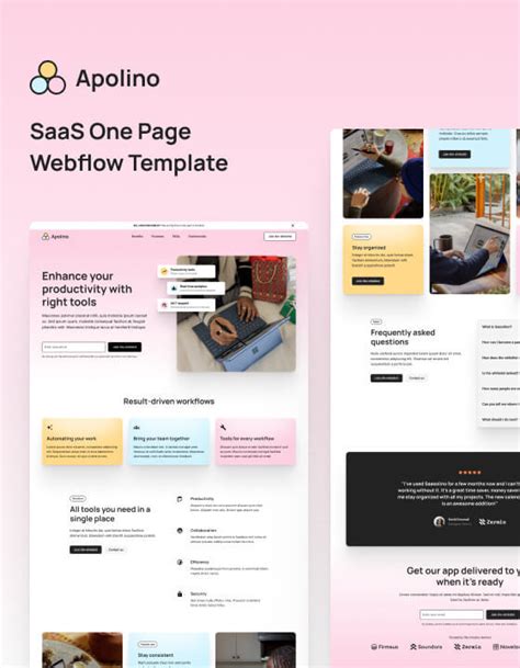 apolino saas html5 responsive website template