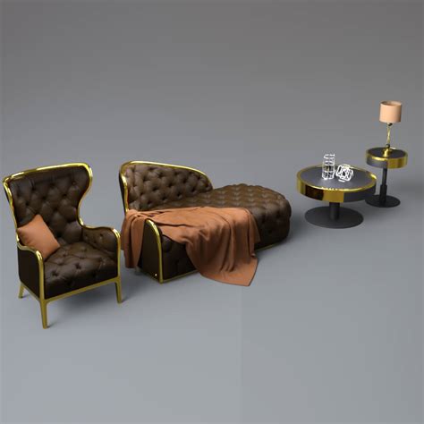 Master Sofa 116 3d Render Digital Art By Aq3d