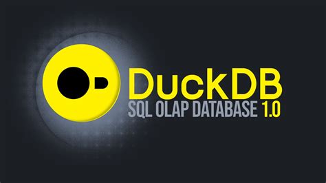 DuckDB Hits Major Milestone With 1 0 Release
