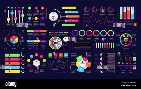 Infographic Dashboard Graphic Charts Finance Diagrams Web Data