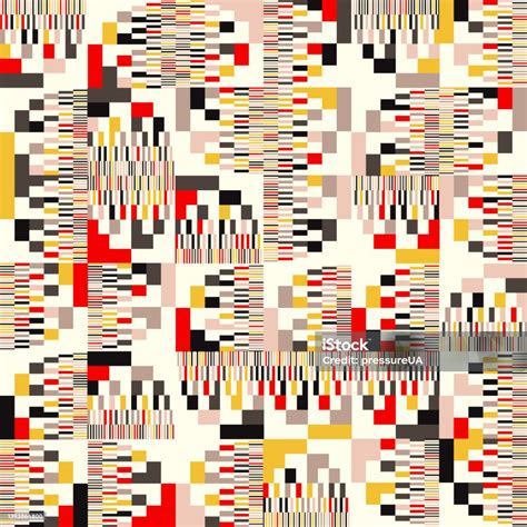 Abstract Vector Graphics Made With Generative Art Approach Using