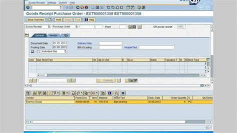 Goods Receipt Notification In Sap At Sophia Hoff Blog