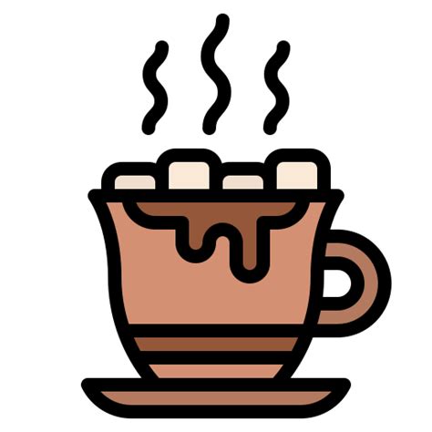 Hot Chocolate Iconixar Lineal Color Icon