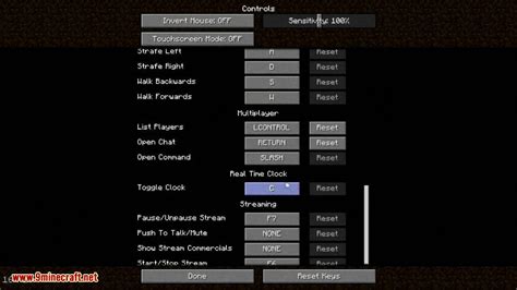 Real Time Clock Mod 1 12 2 1 11 2 System Time On The Hud Mc Mod Net