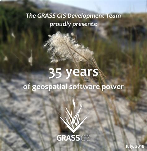 Grass Gis Tutorials On Twitter Today We Celebrate 35 Years Of Grass