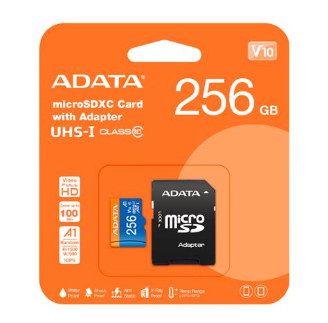 Memoria Adata Gb Microsdxc Uhs I Class Con Adaptador