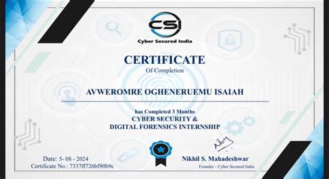 Sebastian Gil On Linkedin Cybersecuritymentor Proudmentor Cybertalent