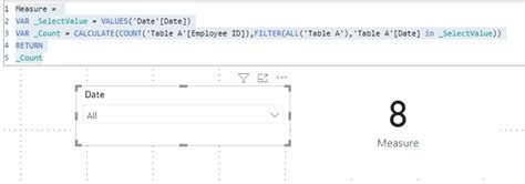 Solved How To Match Two Unrelated Dates Tables Using Dax