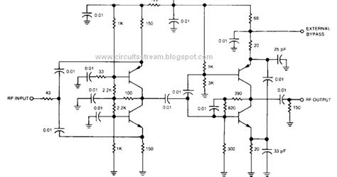 Simple Rf Isolation Amplifier Circuit Diagram