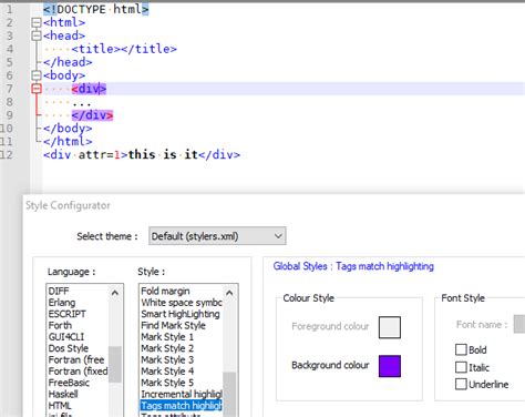 How To Change The Match Higlighting Tags In Notepad Like Sublime Notepad Community