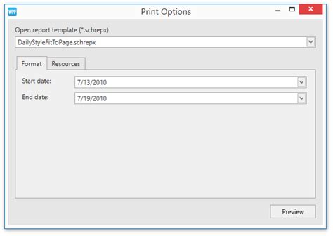 Printing Technique WPF Controls DevExpress Documentation