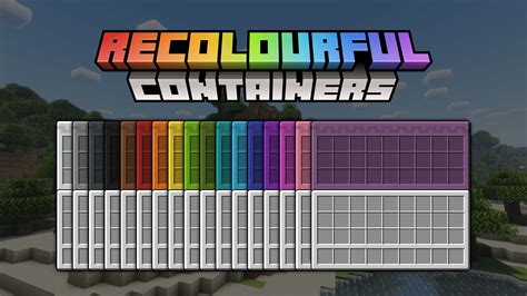 Recolourful Containers Gui Hud Minecraft Resource Packs Curseforge
