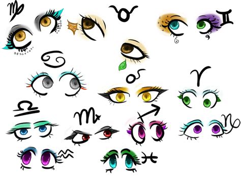 Zodiac Eyes By Megan567 On Deviantart