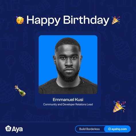 Felix Kusi On Linkedin Have A Blessed Birthday The Hackathon Guru