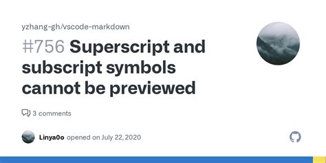 Superscript And Subscript Symbols Cannot Be Previewed · Issue 756