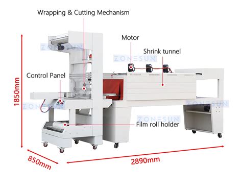 Zonesun Zs Spl5 Automatic Sleeve Wrapping Shrinking Machine