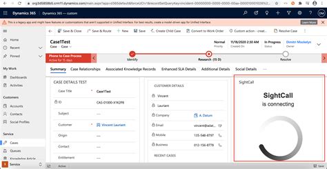 add the sightcall widget to a dynamics entity layout sightcall help