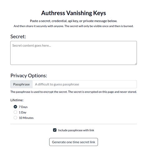 Authress Vanishing Keys Authress Knowledge Base