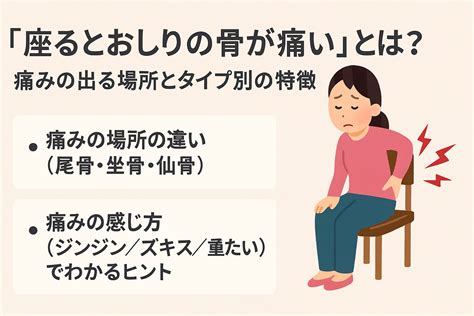 座るとおしりの骨が痛い原因と対処法｜痛みの種類別チェック＆改善ガイド 整体ライフ