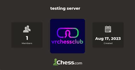 Testing Server Chess Club