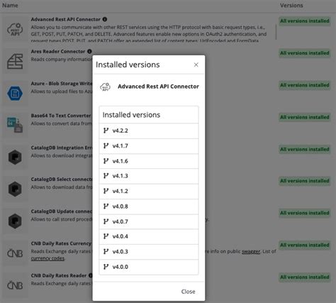 Connector Repository Help Center