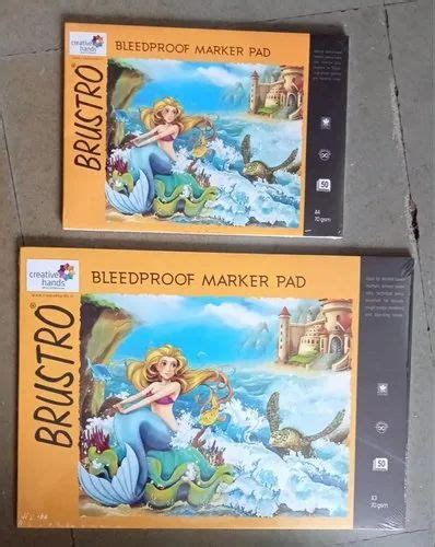 Brustro White Bleedproof Marker Pad Packaging Type Box At Rs 498