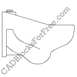 Bathroom Sink Free Autocad Block In Dwg