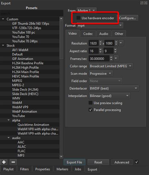 Shotcut Exporting Fails Help How To Shotcut Forum