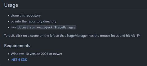 Not Able To Run · Issue 5 · Awaescherstagemanager · Github