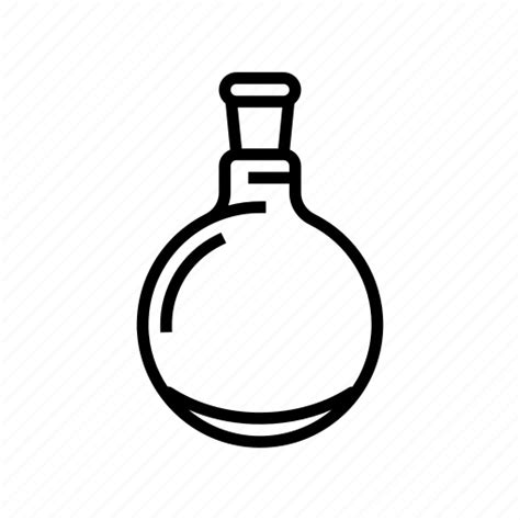 Round Bottomed Flask Chemical Glassware Lab Laboratory Icon Download On Iconfinder