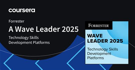 Coursera Named A Leader In The Forrester Wave™ Technology Skills Development Platforms Q2 2025