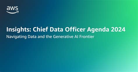 Chief Data Officer Insights On Generative Ai And Data Strategy