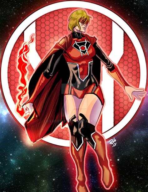Red Lantern Supergirl By Lucgrigg On Deviantart