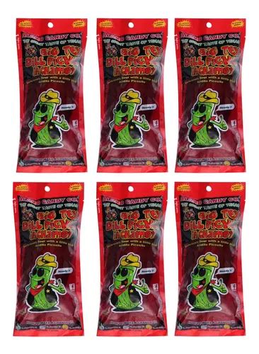 Pepinillo Chamoy Big Tex Dill Pickle In Chamoy 6 Pz Envío Gratis
