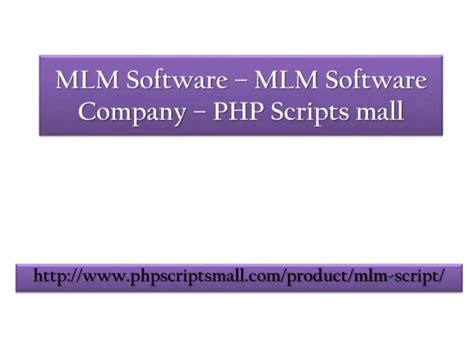 Ppt Next Generation Readymade Php Mlm Software Powerpoint