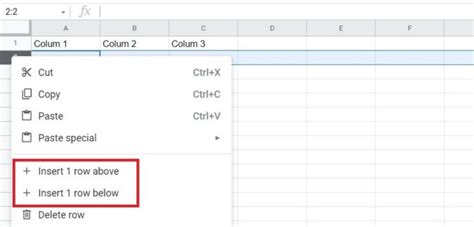 How To Add Columns In Google Sheets Android Authority