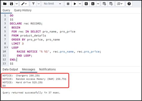 Iterate Over Rows In Postgresql Genspark