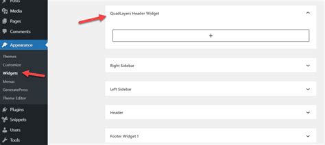 How To Create Custom Header Widget In Wordpress Quadlayers