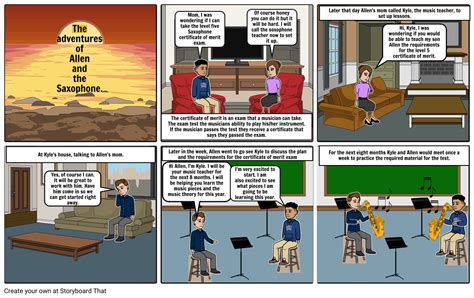 Visual Narrative Storyboard Por Allenkoto