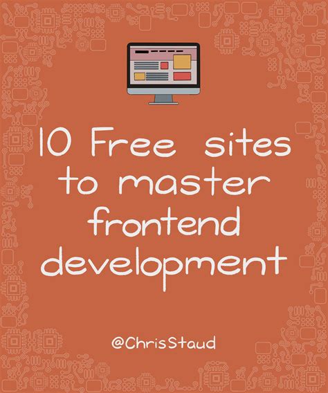 Chris Staudinger On Twitter 📌 10 Free Sites To Master Frontend