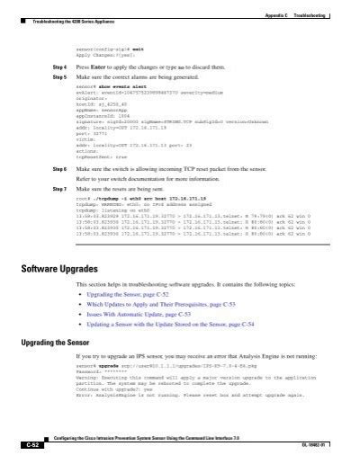 Troubleshooting T
