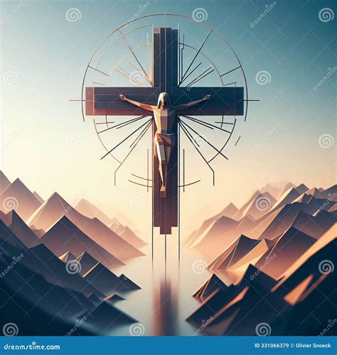 Jesus Christian Religious Symbol Stock Illustration Illustration Of
